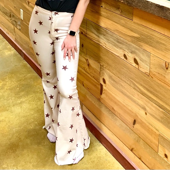 Altar'd State | Pants & Jumpsuits | Rodeo Flared Jeans With Stars ...
